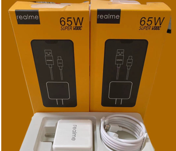 Realme Orignal VOOC Flash 65w Quality Fast Charger type-c USB Cable ...