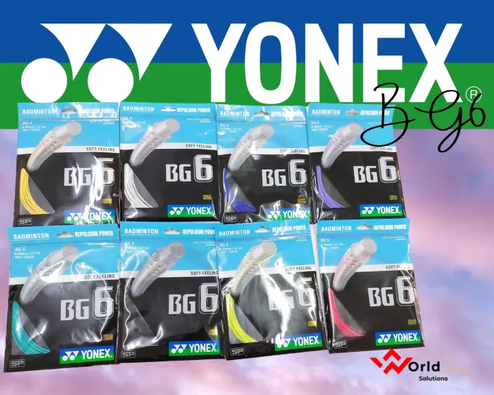 YONEX BG6 STRING (ORIGINAL SUNRISE SPORTS) | Lazada