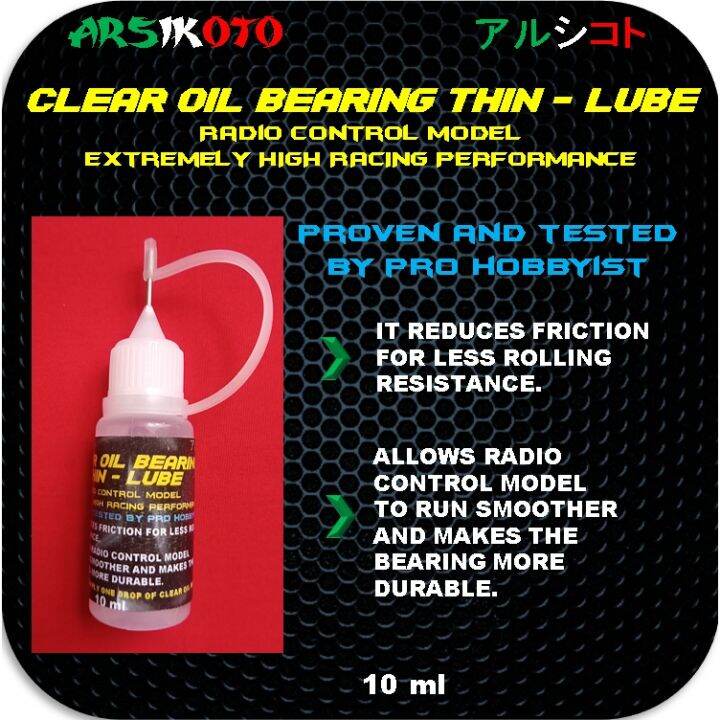 RC OIL CLEAR BEARING THIN LUBE FOR RADIO CONTROLLED CARS. | Lazada PH