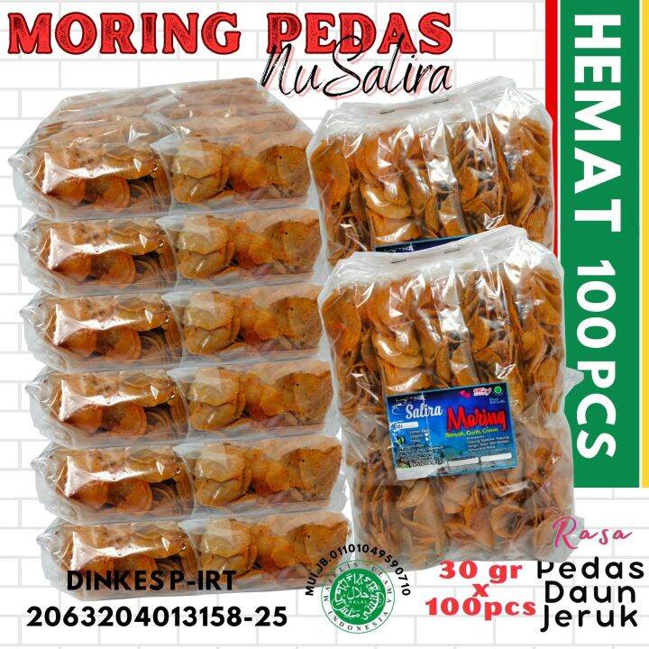 MORING PEDAS (PAKET USAHA) Keripik Cimol kering Cimoring Krispy Molring ...