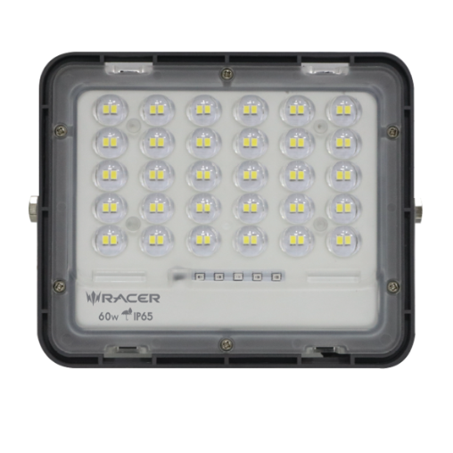 โคมฟลัดไลท์โซลาร์เซลล์ RACER LED 60W IP65 3000K รุ่นอินฟินิต แสงวอร์ม ...