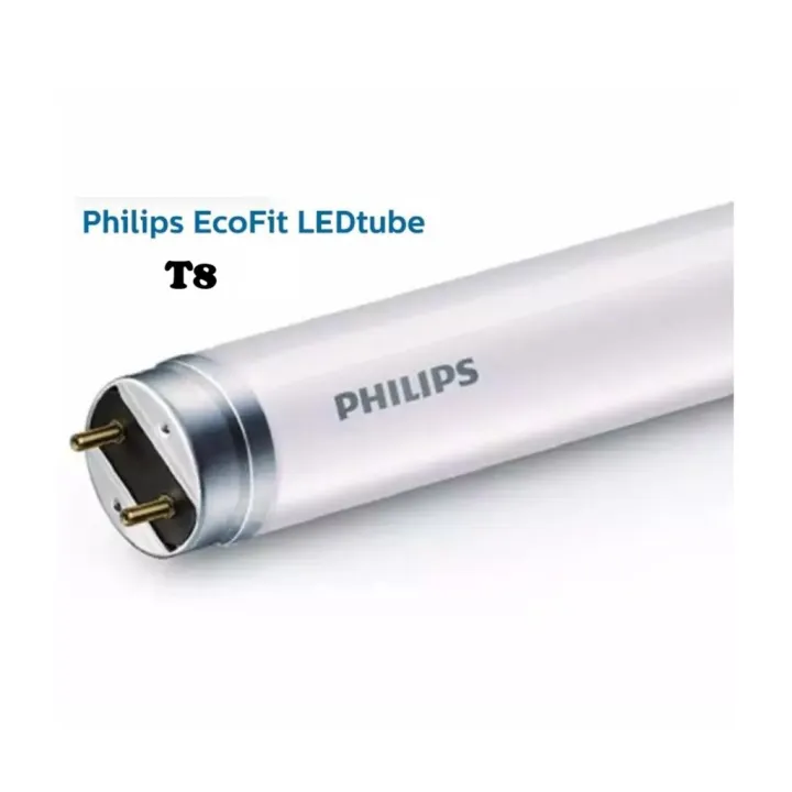 [20 PCS] Philips Ecofit T8 LED Tube 8W(2ft) 18W(4ft) Daylight 6500K / Cool White 4000K | Lazada