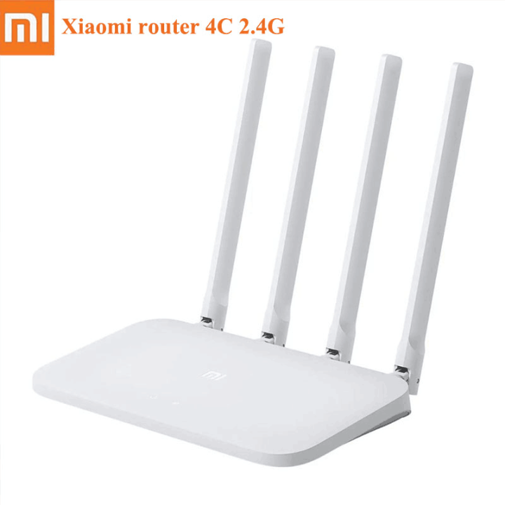 Xiaomi Mi WIFI Router 4C 64 RAM 300Mbps 2.4G 802.11 B/g/n 4 Antennas ...