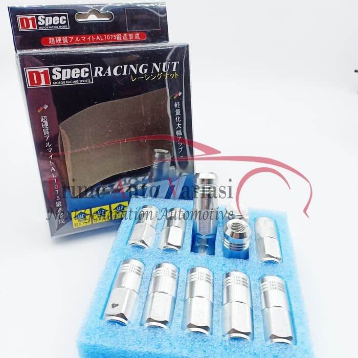 Lugnut D1 Spec Lug Nut D1Spec Baut Roda D1 Spec Baut Racing - Silver ...
