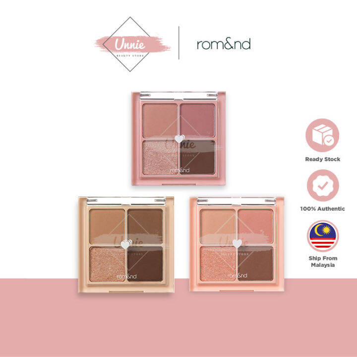 Romand [Rom&nd] Better Than Eyes Eyeshadow 四色眼影盘 | Lazada PH