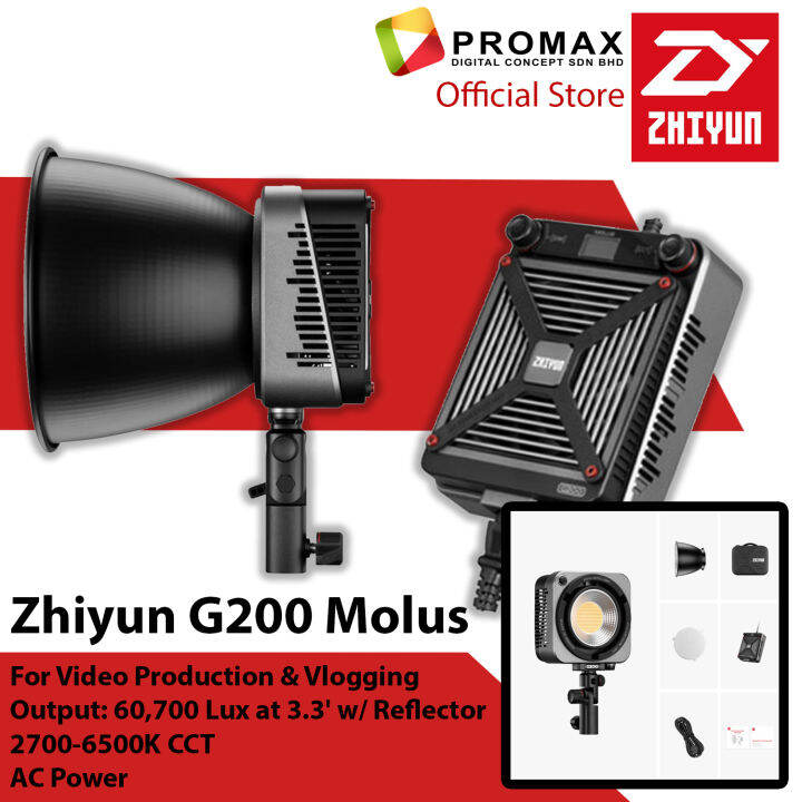 Zhiyun MOLUS G200 Bi-Color LED studio Light Monolight (Original Zhiyun) | Lazada
