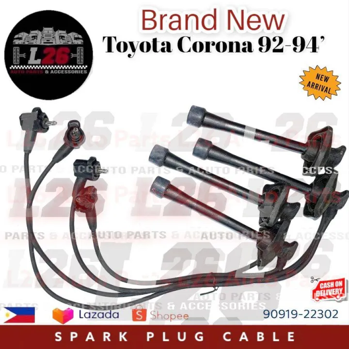 Toyota Corona Spark Plug Cable 92-94' 90919-22302 | Lazada PH