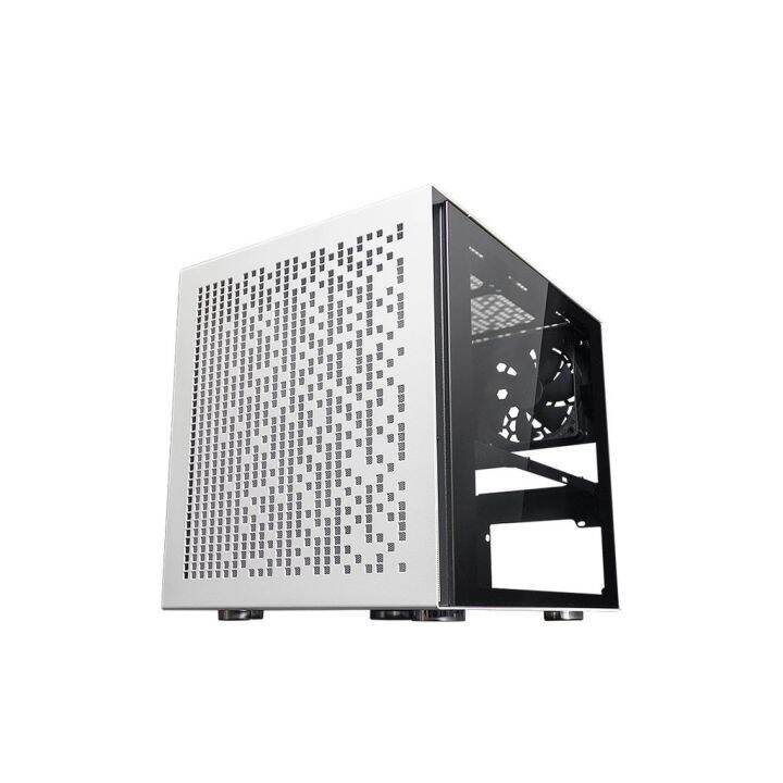 TECWARE QUAD WHITE MINI CUBE Case (1*200mm + 1*120mm Fans included ...