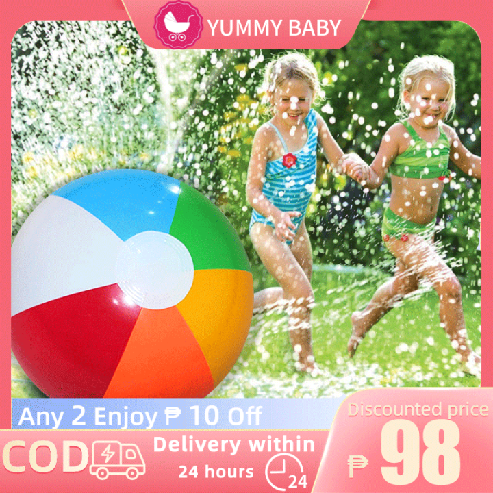 YUMMY Kids Beach Ball Beach Toy Floaters Balls Play Swimming Pool Water ...
