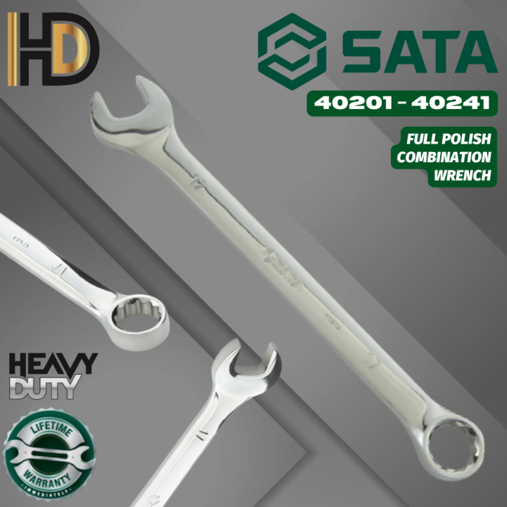 SATA Full Polish Combination Wrench / SATA Spanner / SATA Spannar ...