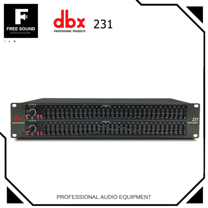 ..สินค้าโปร DBX EQ 231 Professional อีควอไลเซอร์ Dual Band Bass Equalizer 31 Channel AI-PAISARN ...