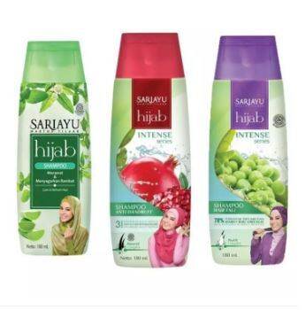 Sariayu Hijab Shampoo 180ml (Halal)-Hijab (Green), Anti-Dandruff (Red ...