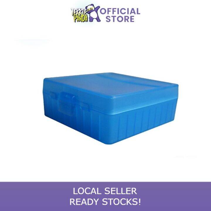 Raptor TB-906 Plastic Ammo Box Blue (for 9mm 380 ACP 30 Luger 9mm ...