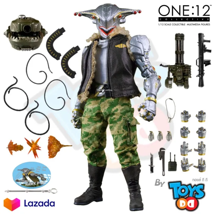 Mezco One:12 Collective Rumble Society - Hawk P-40 | Lazada.co.th