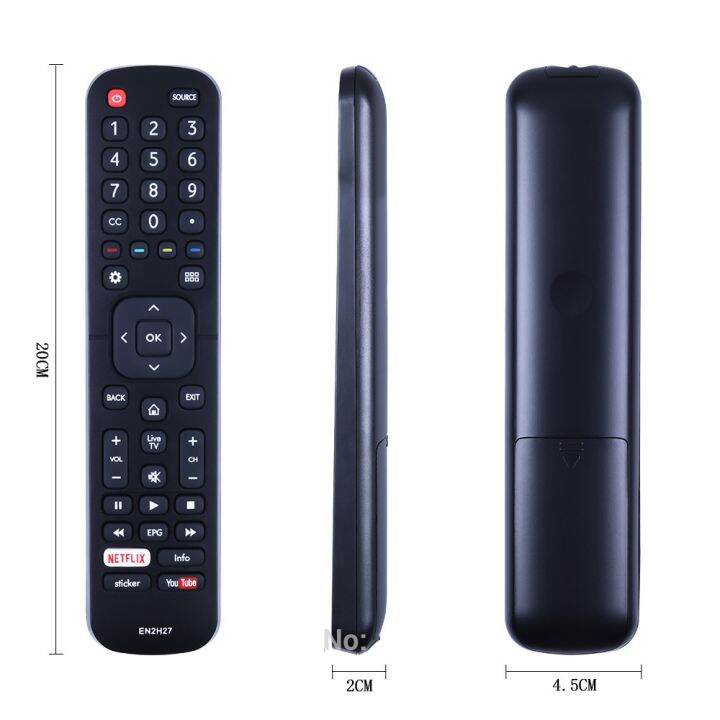 Universal Remote Control HIS-963 For HISENSE TV Replace The EN2A27 ...