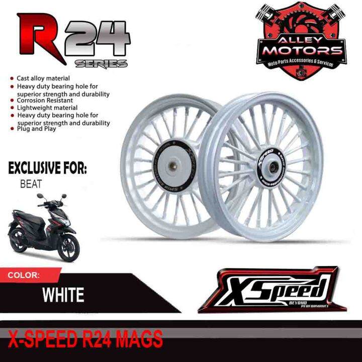 MAGS X-SPEED R24 BEAT ( WHITE ) By Alley Motors | Lazada PH