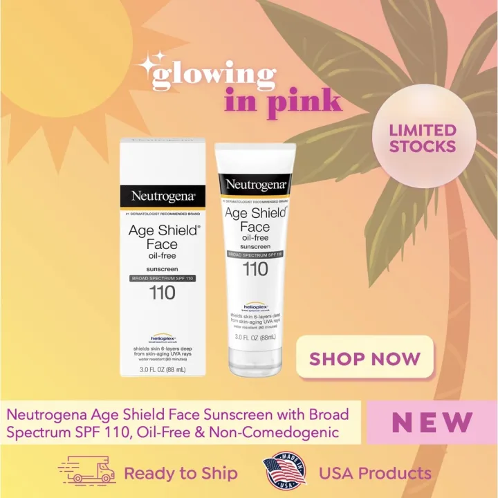Beauty makeup.ph Neutrogena Age Shield Face Sunscreen SPF 110 (88ml ...