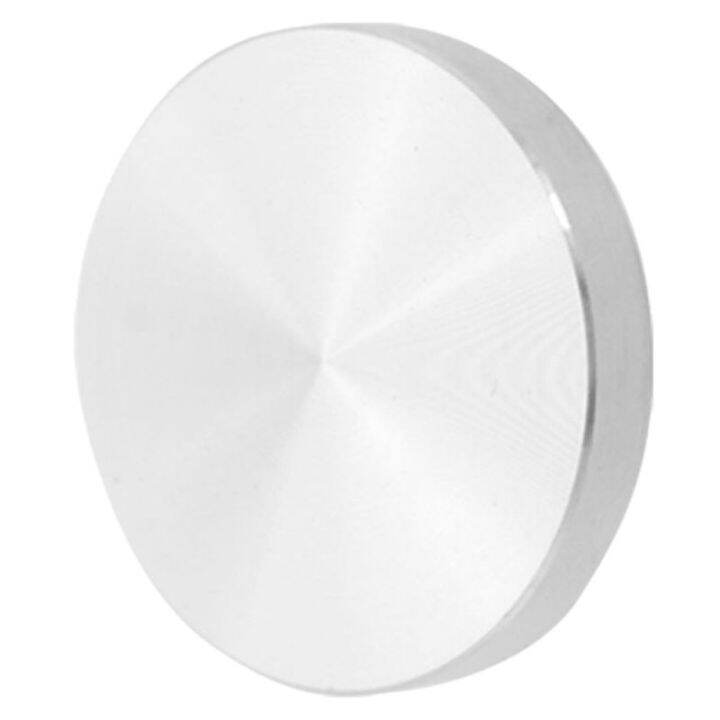 Glass plate adapter table leg, aluminum, round, 50x8mm, silver | Lazada PH