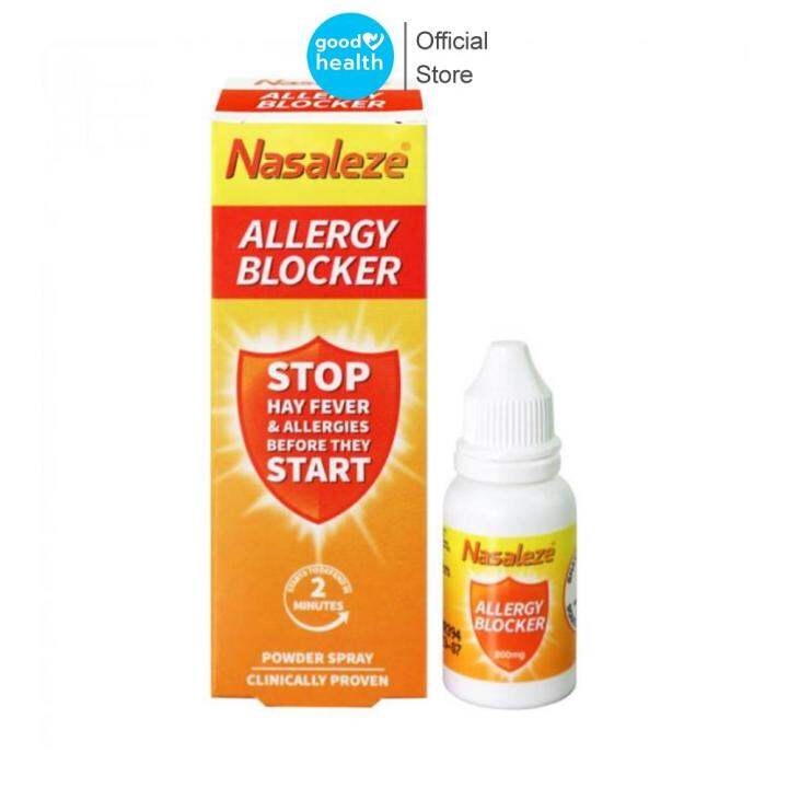 Nasaleze Allergy Blocker 800mg.Powder Spray สเปรย์จมูกแบบผง | Lazada.co.th