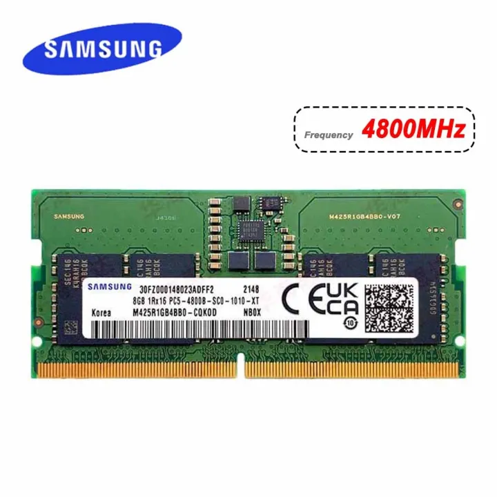 เหมาะสำหรับโน้ตบุ๊ค Samsung DDR5 RAM 8GB 16GB 32GB 4800Mhz 5600Mhz SO ...