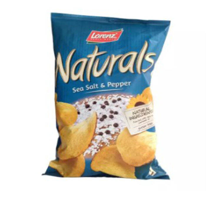 Lorenz Naturals Sea Salt & Pepper Chips 100g | Lazada PH