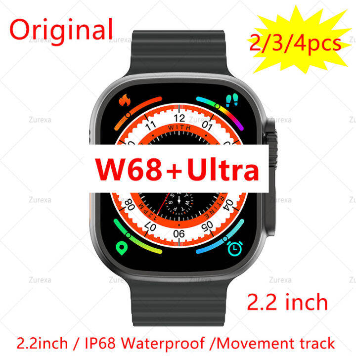 Original Microwear IWO W68 Ultra Smart Watch ผู้ชายผู้หญิง2023ใหม่ W68 Ultra Pro Smartwatch ...