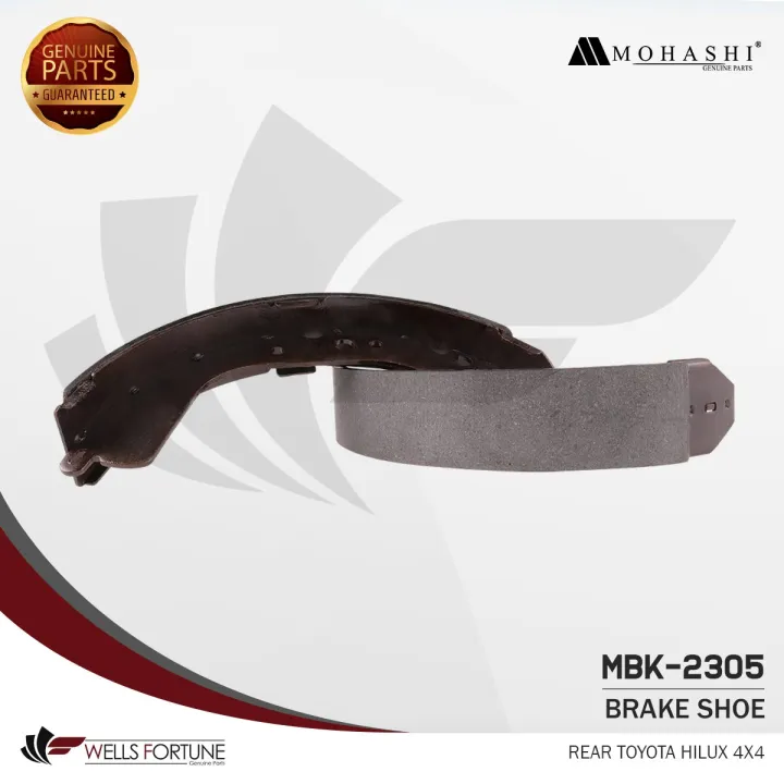 Toyota Hilux 4x4 Mohashi Brake Shoe REAR (4 PCS) | Lazada PH