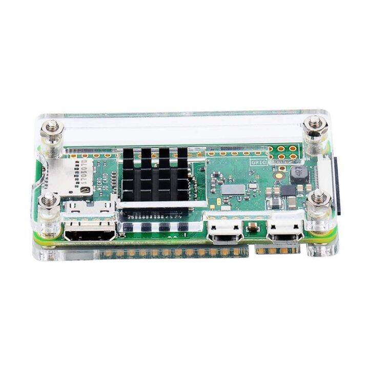 Acrylic Case 4 in 1 Kit for Raspberry Pi Zero W and Pi Zero with Heat ...