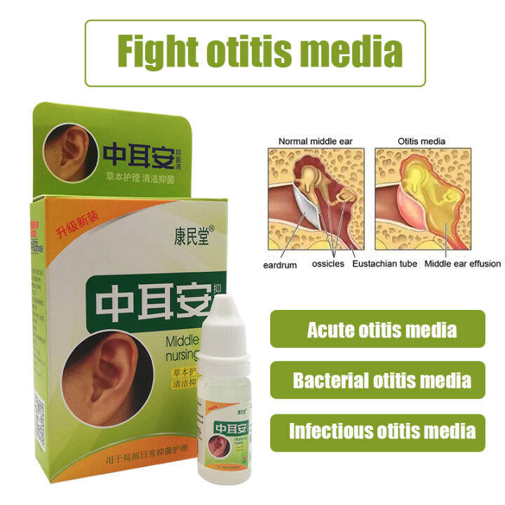 Natural Herbal Formula Ear Drops Antiphlogistic Relieve Itching and ...
