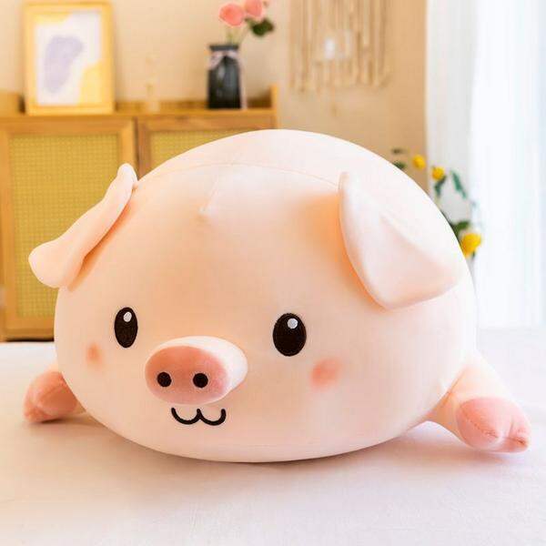 Boneka Babi Round 50cm Guling Babi Bantal Babi Boneka Pig BARU BANGET ...