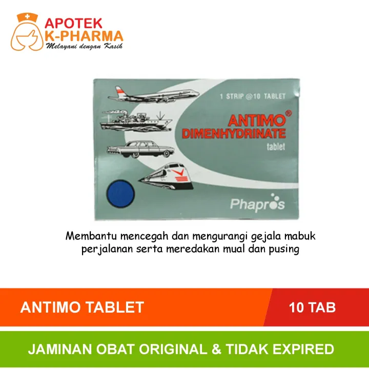 Antimo Strip isi 10 Tablet Original Pharpros | Lazada Indonesia
