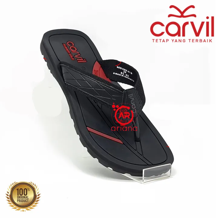Carvil NEW EMW-07 M Sandal Jepit Karet Spons Press Men Carvil Pria ...