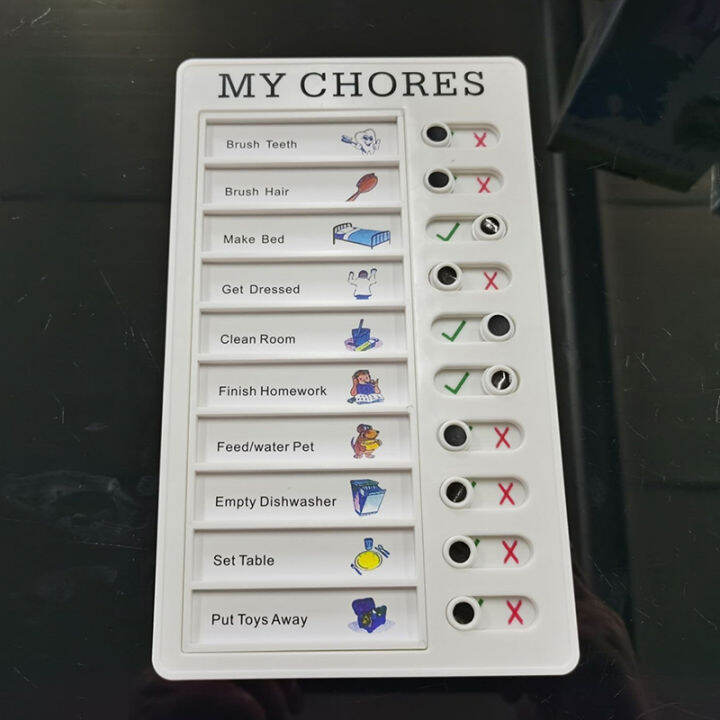 Bangqi Daily Task Planning Board Portable Multi-purpose Memo Checklist Chore Chart Reusable ...