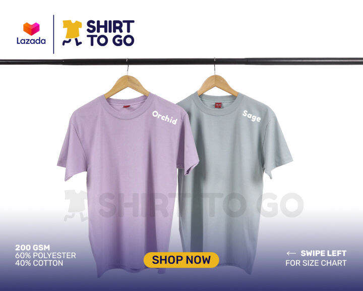 YALEX Plain T Shirt for Men and Women SAGE ORCHID | Lazada PH