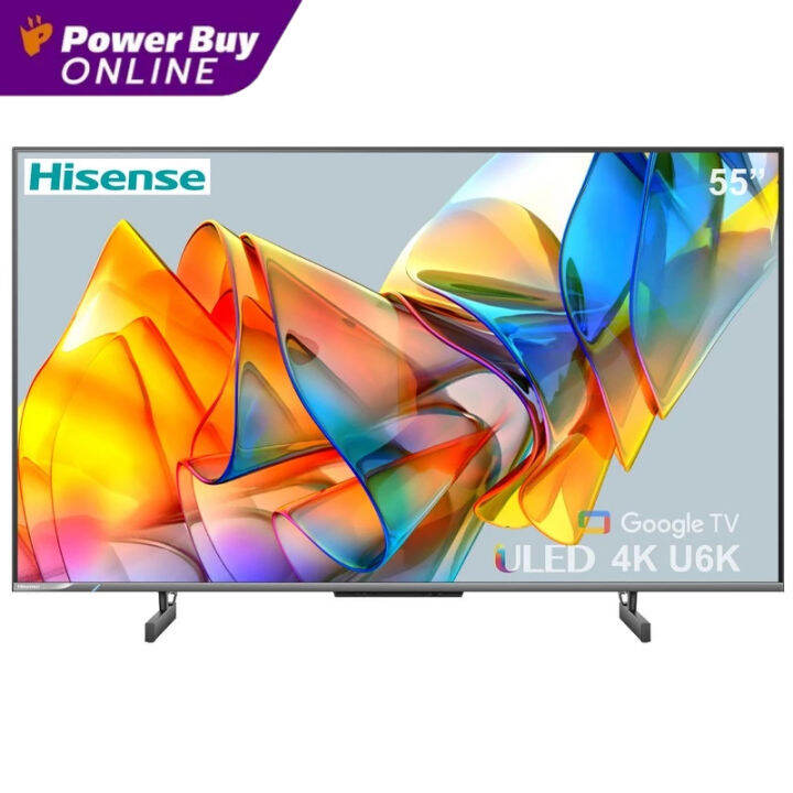 HISENSE ทีวี U6K ULED Mini LED (55", 4K, Google TV, ปี 2023) รุ่น 55U6K ...