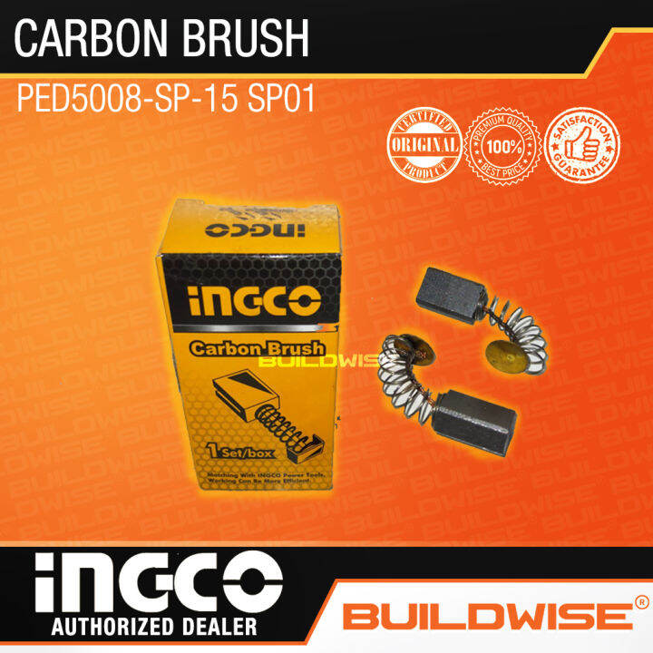 Ingco Carbon Brush (Spare Part) PED5008-SP-15 SP01「BUILDWISE®」 *NEW ...