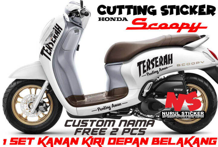 STICKER SCOOPY TERSERAH-1 | Lazada Indonesia