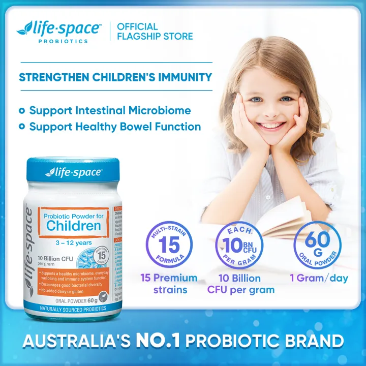 【Support Digestive Health】Life Space Probiotic Powder For Children 3-12 Years 60g LifeSpace ...