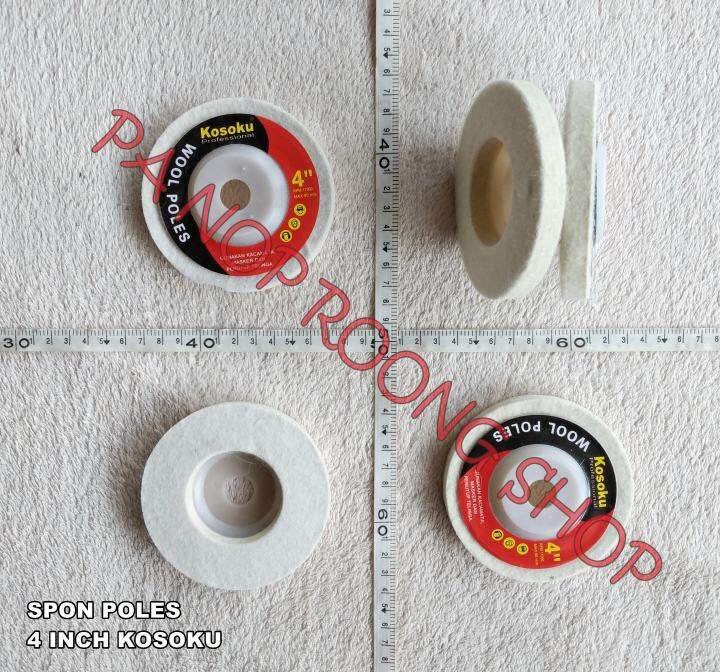 SPON POLES /POLISHER 4 INCH KOSOKU WOOL POLISH | Lazada Indonesia