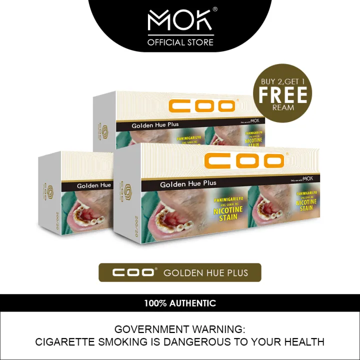 COO Buy 2 Get 1 Ream of Heat-not-Burn Sticks (Golden Hue Plus) | Lazada PH