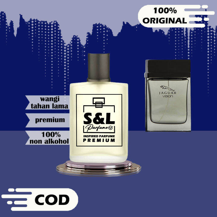 S&L Parfume Jgr Vision Premium - Parfum Pria Tahan Lama 24 Jam Terwangi ...