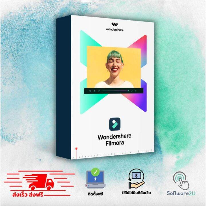 🔥 Wondershare Filmora X 10 & 11 Video Editor โปรแกรมพร้อม effect ครบชุด ...