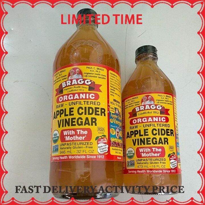 Bragg Organic Apple Cider Vinegar 473ml/946ml | Lazada PH