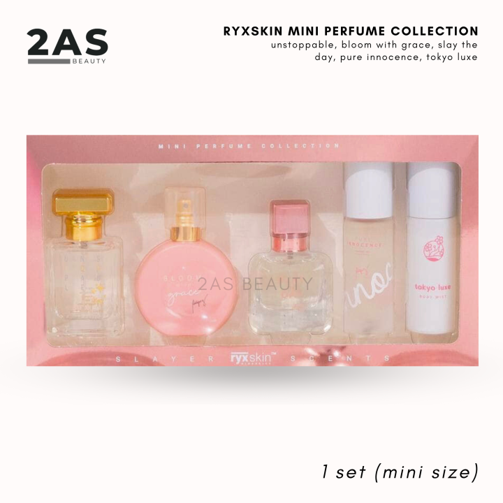 Ryx Skin Mini Perfume Collection | Perfume Set (Unstoppable, Bloom with ...