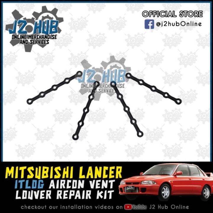 Mitsubishi Lancer Itlog Aircon Vent Louver Repair Kit | Lazada PH