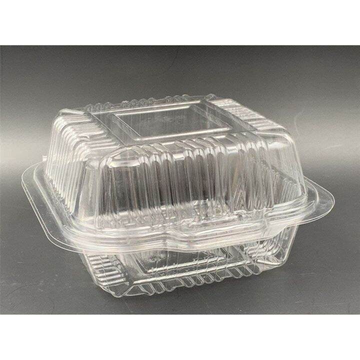 OPS-C10 BENXON Burger Box Tray with Lock [ 100pcs± ] Bakery Disposable ...