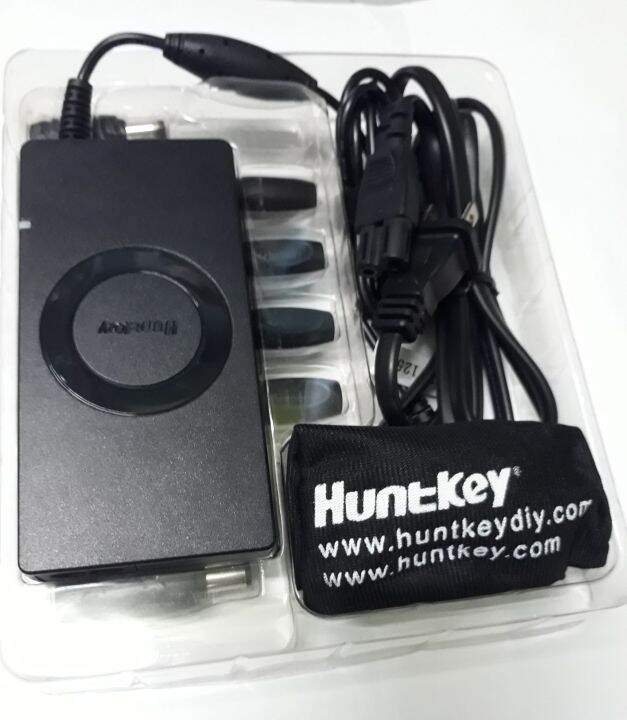 HUNTKEY อะแดปเตอร์โน้ตบุ๊คเอนกประสงค์ SLIM 65W | Lazada.co.th