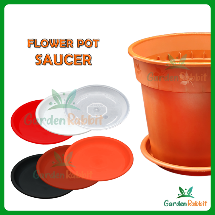 Flower Pot Saucer Tray Octo Flower Pot Lapik Pasu Plastik 塑料花盆底托盘 | Lazada