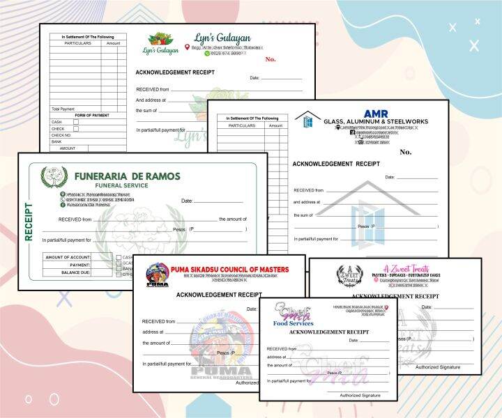 Customized Receipt / Personalized Receipt / not carbonized ...