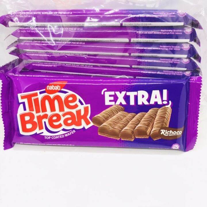 Lẻ 1 Bánh Kem xốp Nabati Phủ Socola Time Break - 48g | Lazada.vn